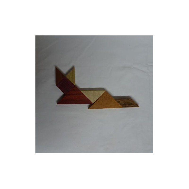 JEU en BOIS | TANGRAM petit modèle Fabrication artisanale